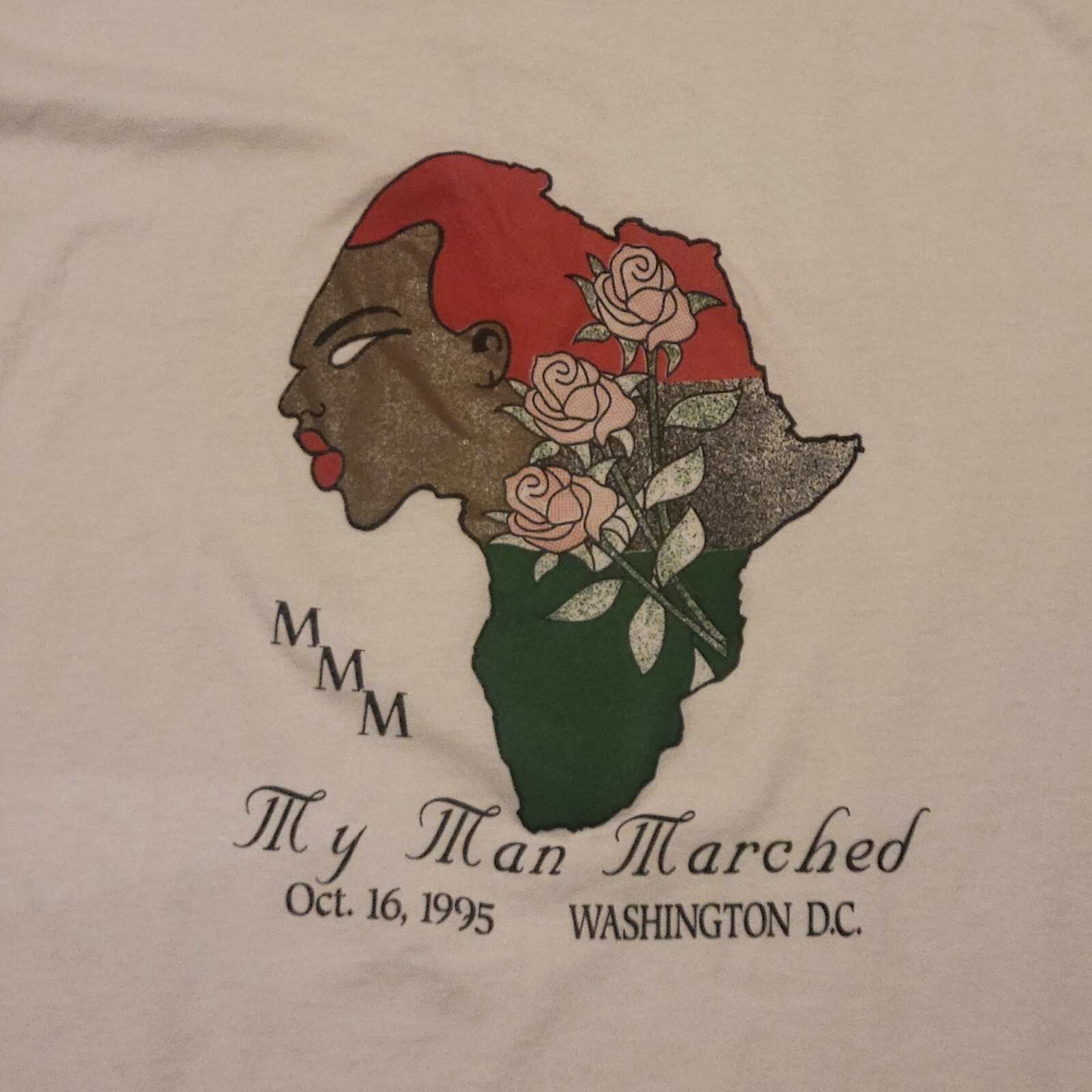Vintage 90s 1995 Million Man March Farrakhan MY MAN M… - Gem