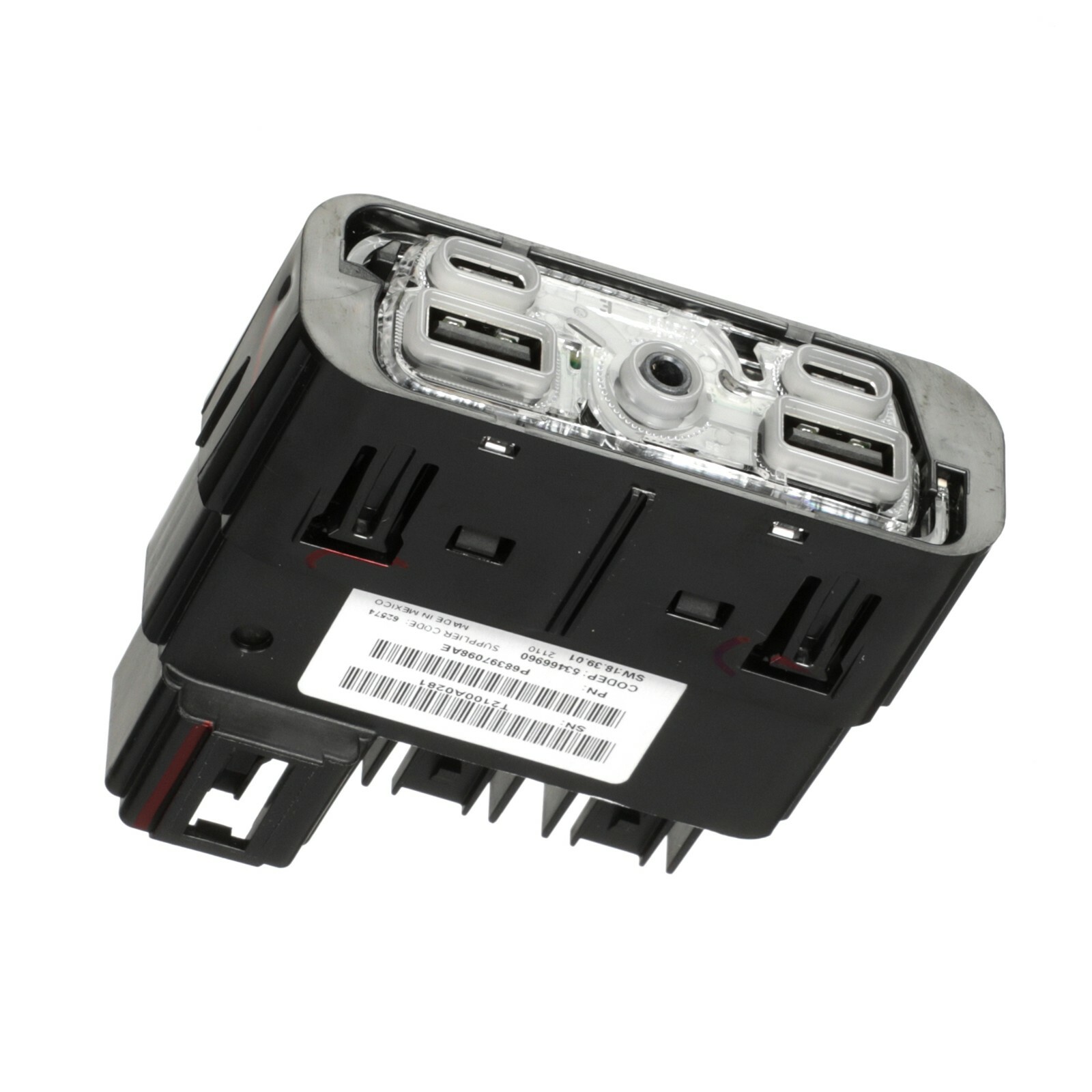 2019-2021 RAM 1500 MEDIA HUB USB PORT CONNECTOR TERMINAL NEW MOPAR ...