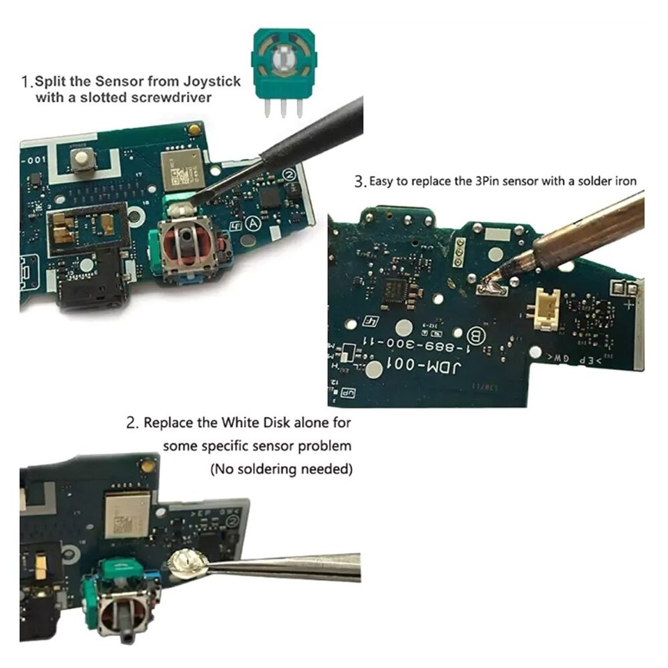 OEM Analog 3D Joystick Potentiometer For PS4/PS5/Xbox One/Series/Switch ...