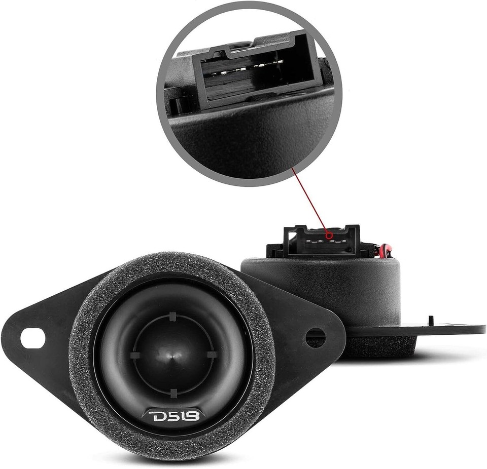 DS18 PRO-ST 1.9" Bullet Compression Car OEM Tweeters Black (2 Piece ...