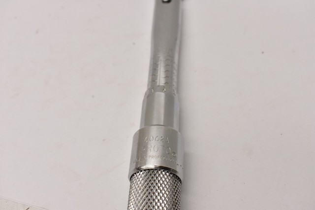 PROTO 6062A 1/4" Drive Ratcheting Head Torque Wrench 40-200 Inch Pound ...