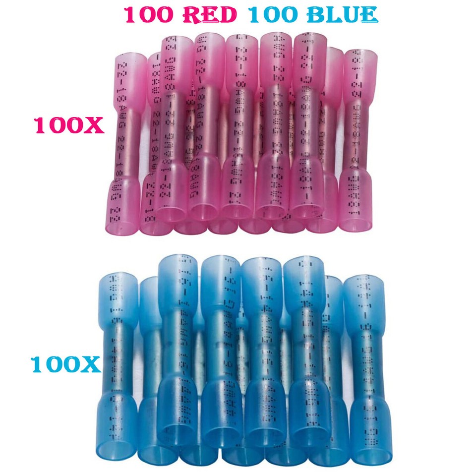 Waterproof Heat Shrink Butt Connectors Marine Crimp Wire Splice ...