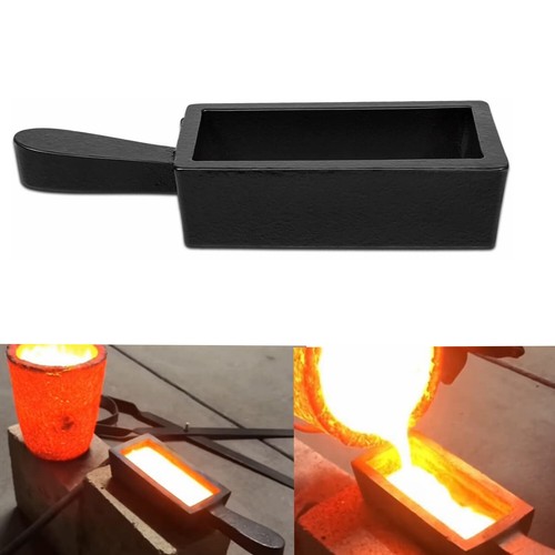 100oz Troy Ounce Gold Cast Iron Ingot Mold for Custom Casting Gold ...