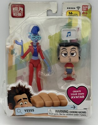 Wreck-It Ralph 2 Breaks the Internet Yesss Action Figure Set Bandai ...