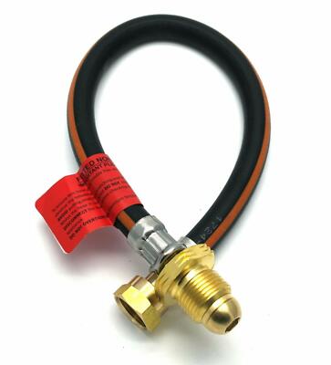 0.75m POL x W20 Caravan Gas Hose PIGTAIL WITH NRV | eBay UK