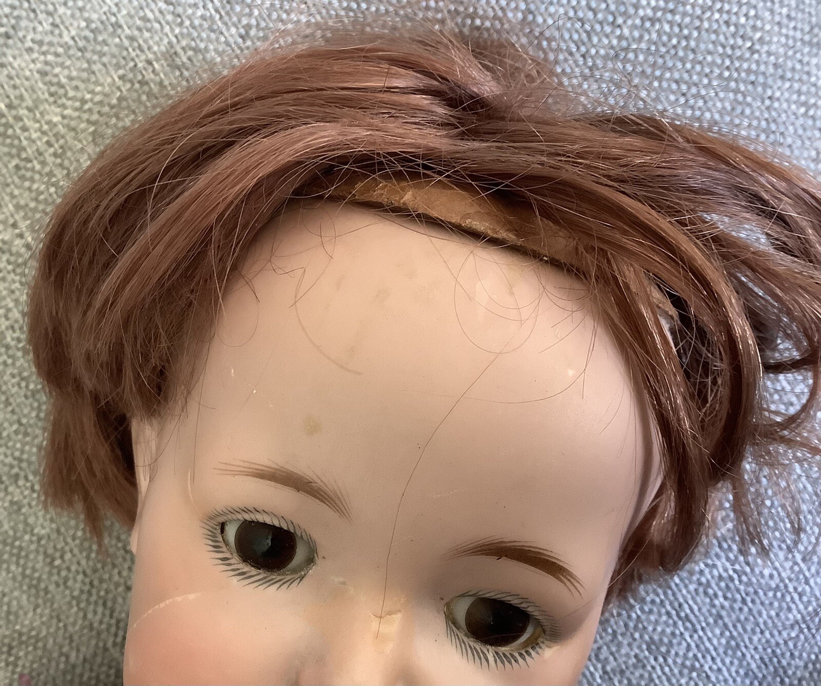 VINTAGE 17” K STAR R SIMON HALBIG DOLL PORCELAIN BISQUE HEAD COMPOSITE ...