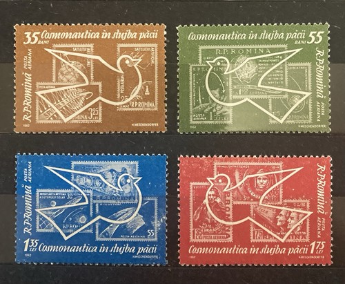 Romania 1962 Space Exploration for Peace. MNH. Mi.2086-89 | eBay UK