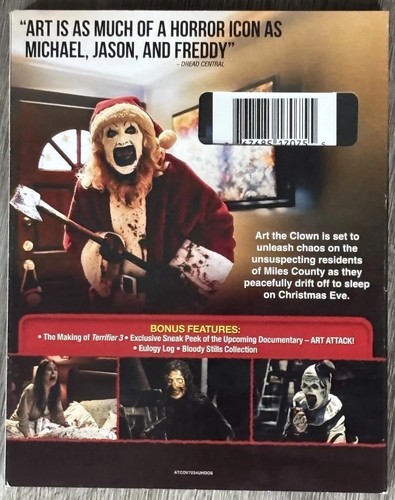 Terrifier 3 Collectors Edition (4K Ultra HD & Blu-ray, 2024) Like New ...