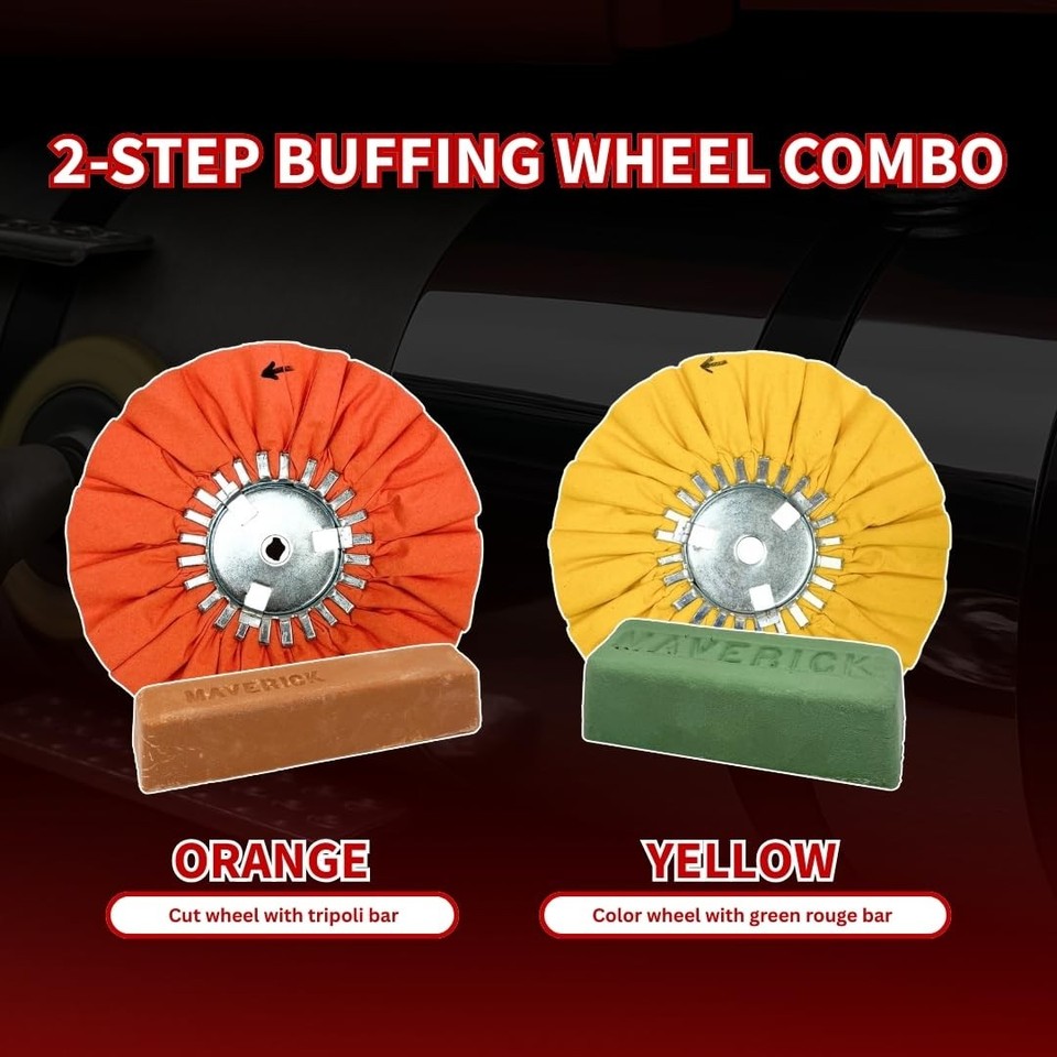 Aluminum Polishing Mini Kit Complete with Buffing Wheels, Buffing ...
