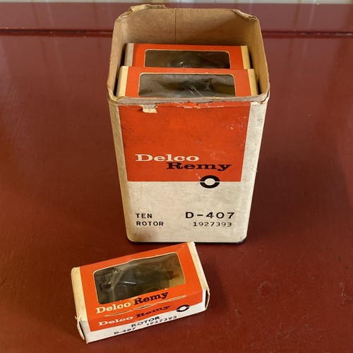 DELCO REMY D-407 1927393 DISTRIBUTOR ROTOR CANISTER OF 9 ROTORS NOS | eBay