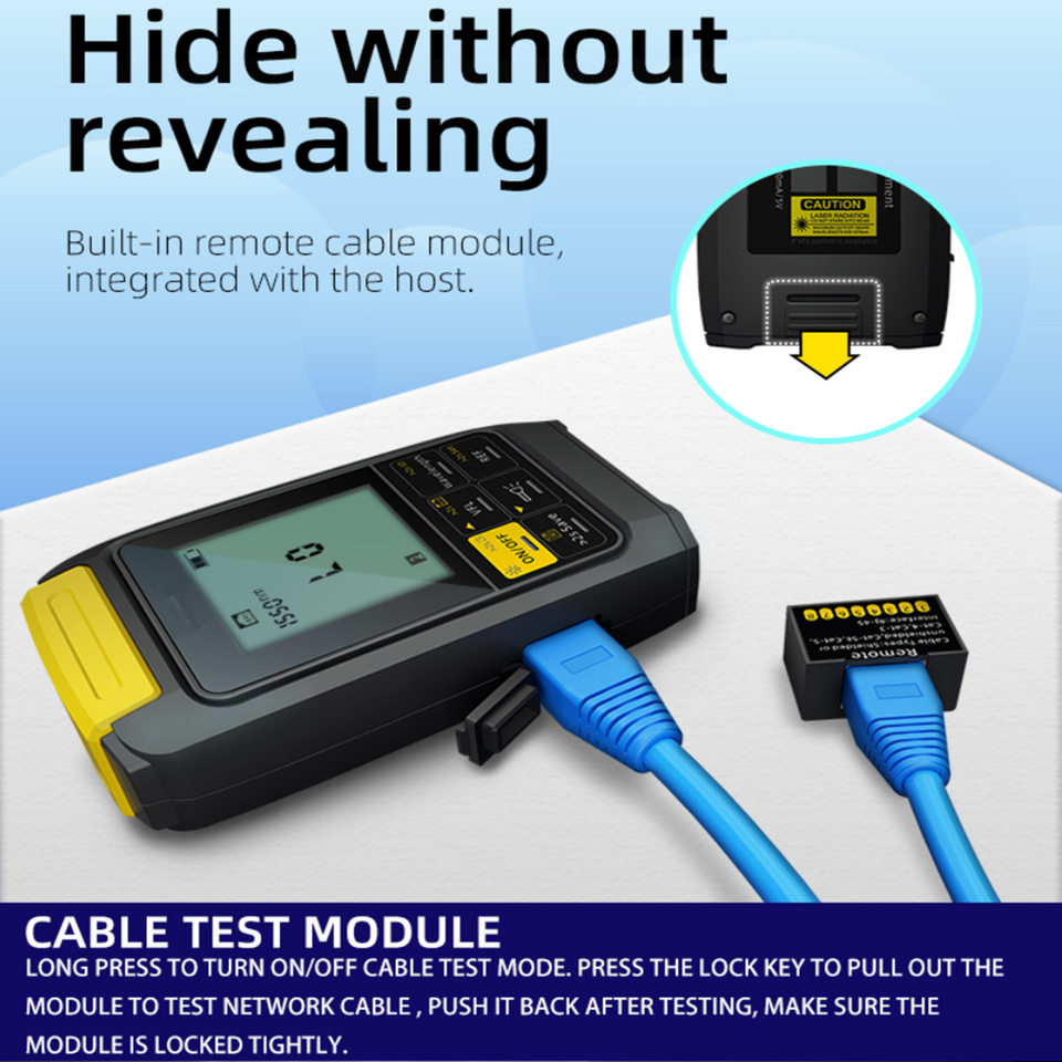 20MW VFL Optical Fiber Tester Power Meter OPM Led light Visual Fault ...