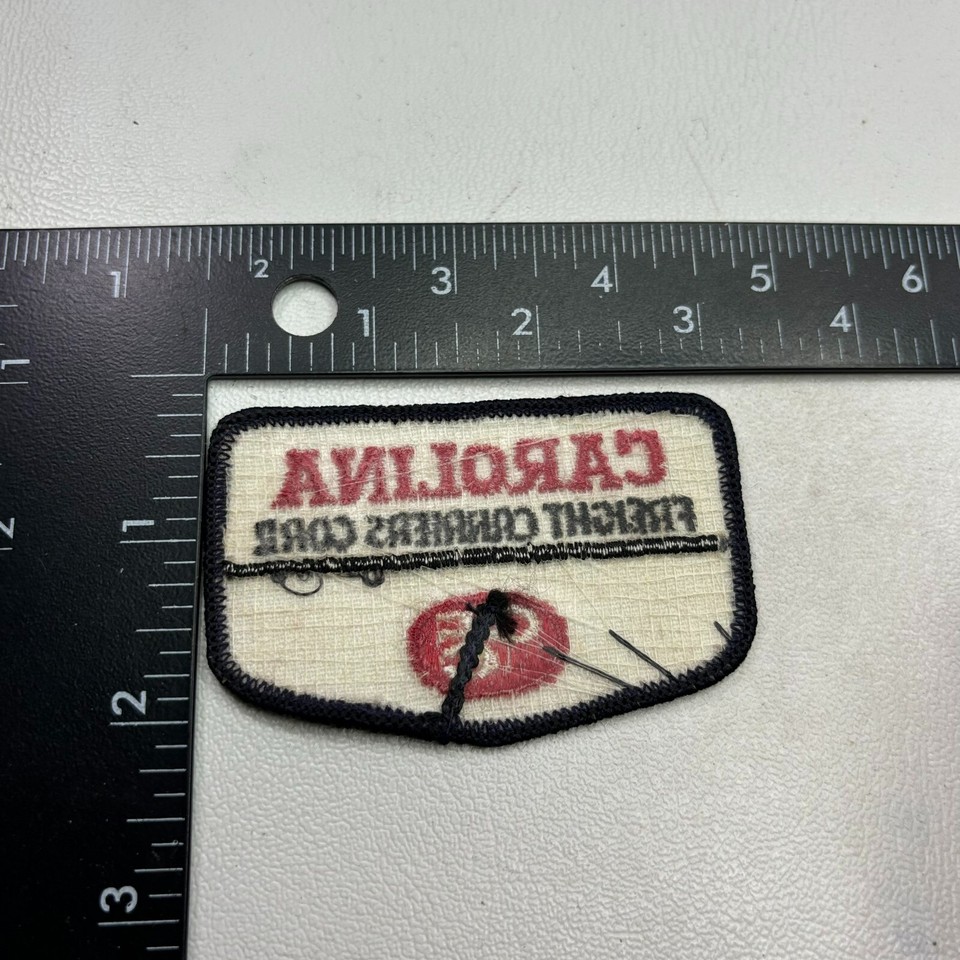 Vintage Kinda Rough CAROLINA FREIGHT CARRIERS CORP Trucker Patch ...