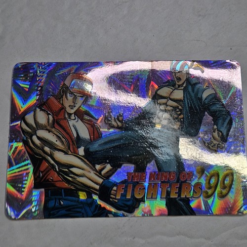 Vtg The King of Fighters 99 Terry Bogard & Billy Kane Prism Trading ...