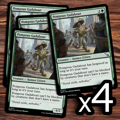 4x Pompous Gadabout - NM - Karlov Manor - Magic the Gathering | eBay
