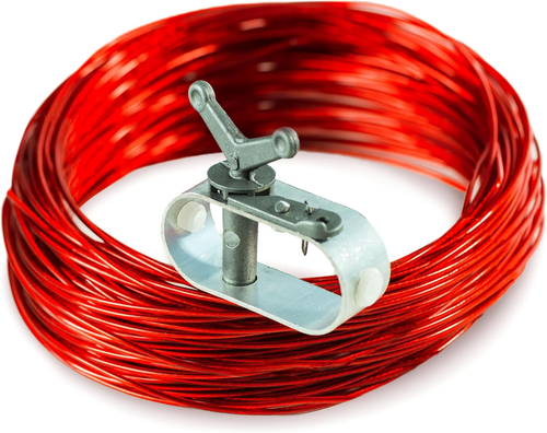 Pool Cover Cable and Ratchet 100Ft Plastic Coated Cable, Pool Cover ...