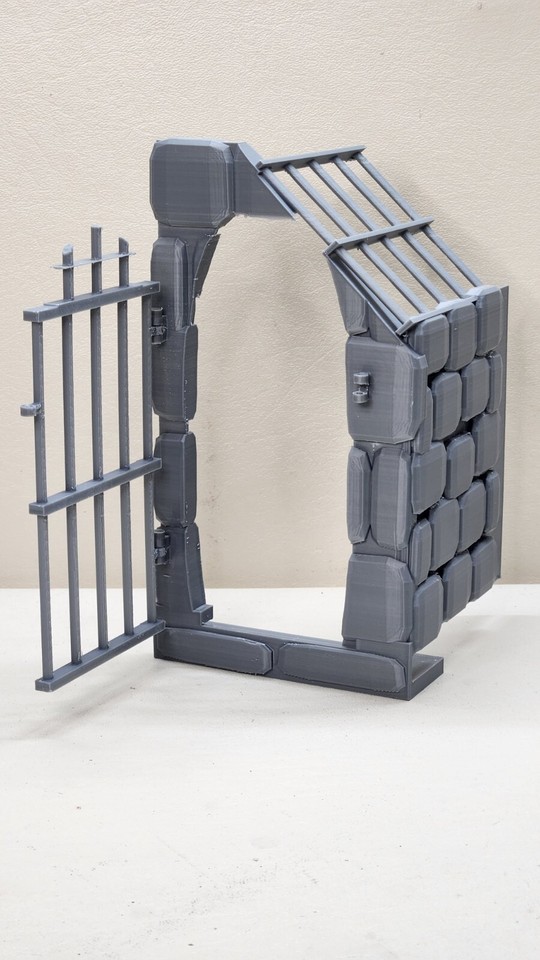 Add-on Dungeon Jail Cell - 3D Printed - For MOTU Origins Castle ...