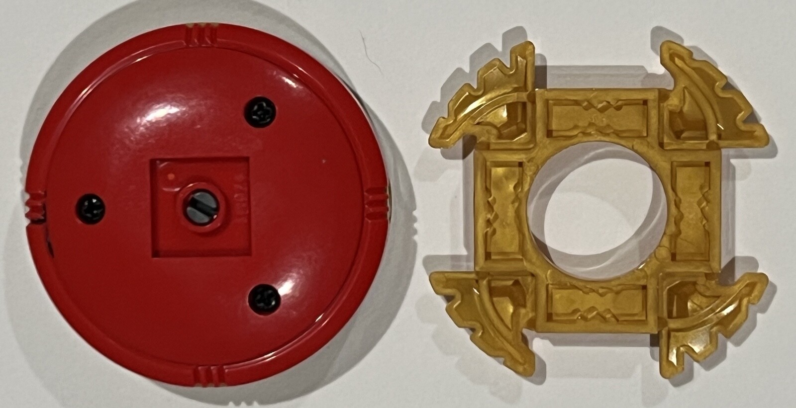 LEGO Ninjago Red & Pearl Gold Earth Spinner With NRG Cole Crown 2170 ...