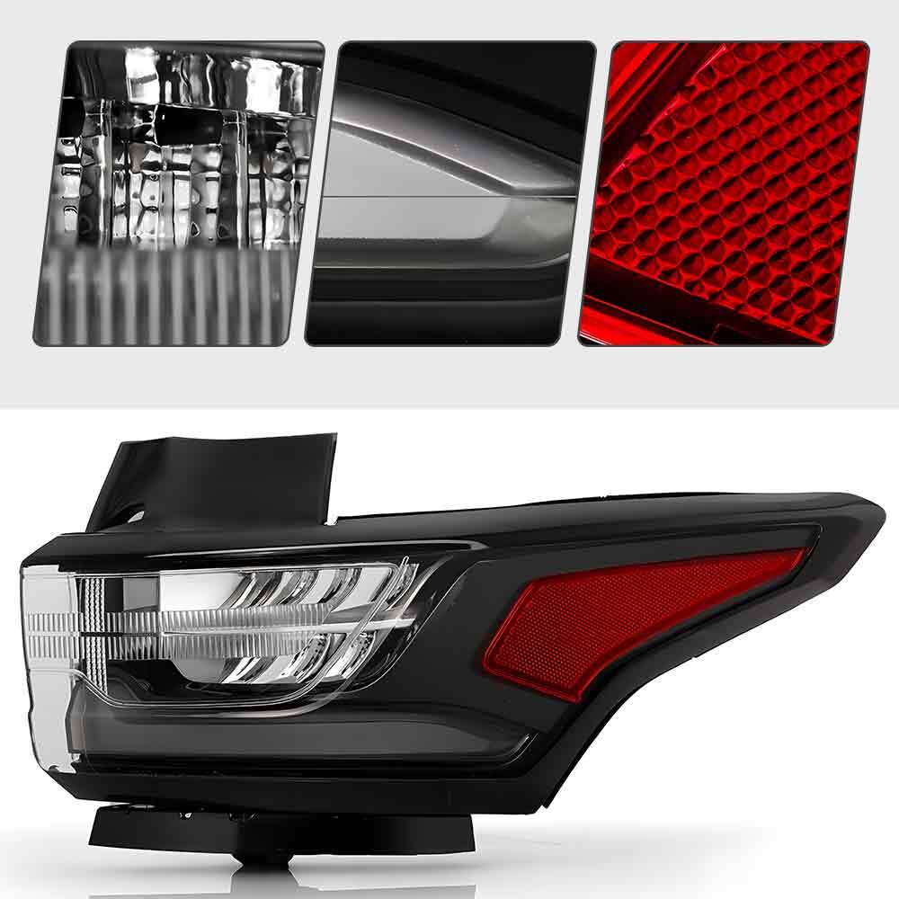 For 2018-2021 Chevy Traverse Outer LED Tail Light Lamp W/Redline Right ...