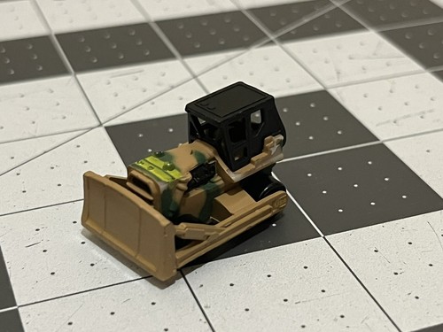 1987 Galoob Micro Machines Military Bulldozer - Tan/Green Camouflage | eBay