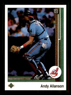 1989 Baseball 1989 Upper Deck Andy Allanson Cleveland Indians #217 1 | eBay