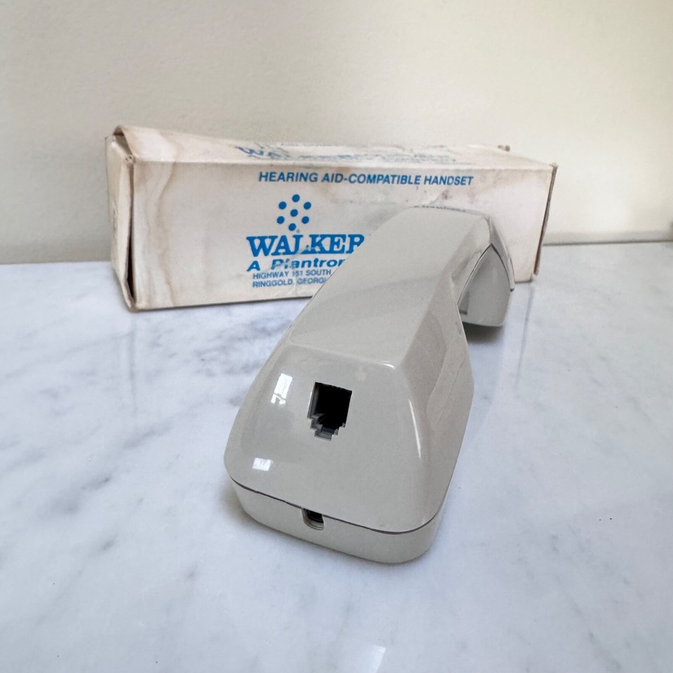 Walker Equipment Hearing Aid-Compatible Noise Cancelling Handset W6-K-M ...