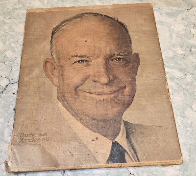 Norman Rockwell Dwight D. Eisenhower Original Art Work Saturday Evening Post | eBay