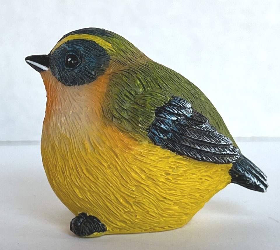Ganz Bird Figurine Pick One Goldfinch/Warbler Bluebird or Robin 3"x2"x2 ...