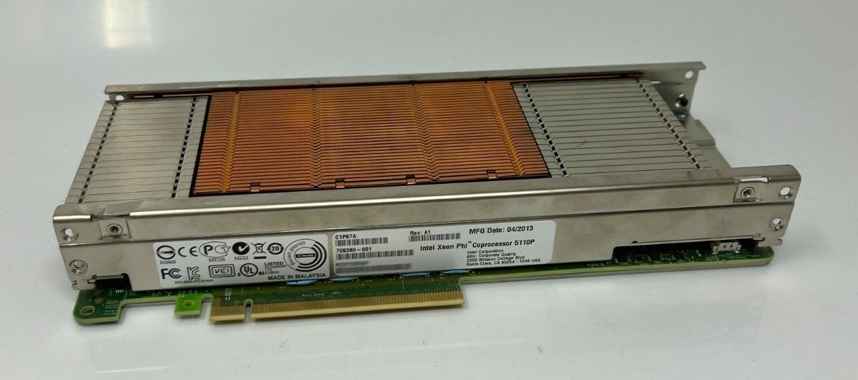 Intel Xeon Phi 5110P 60-Core PCIe Coprocessor 1.053GHz 225W [C1P87A ...