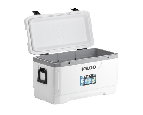 Igloo 49548 Marine Ultra 100 Qt. White Cooler with Comfort Grip Handles ...