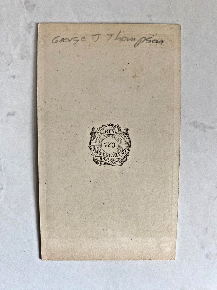 CDV of George James Thompson, Capt. Mass 2nd Infantry | eBay