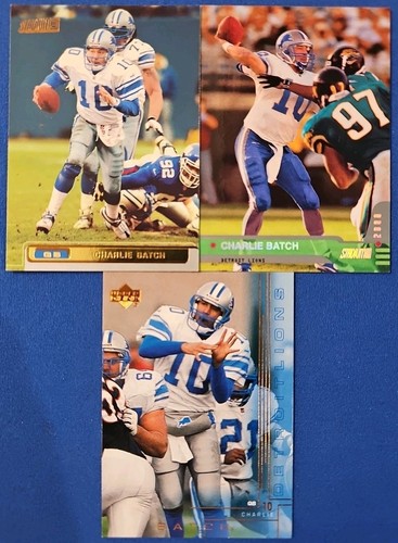 Charlie Batch 12 card lot All Different Detroit Lions | eBay