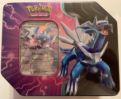 Pokemon Azure Legends Tin Dialga EX 5 Packs! Brand New Factory Sealed ...