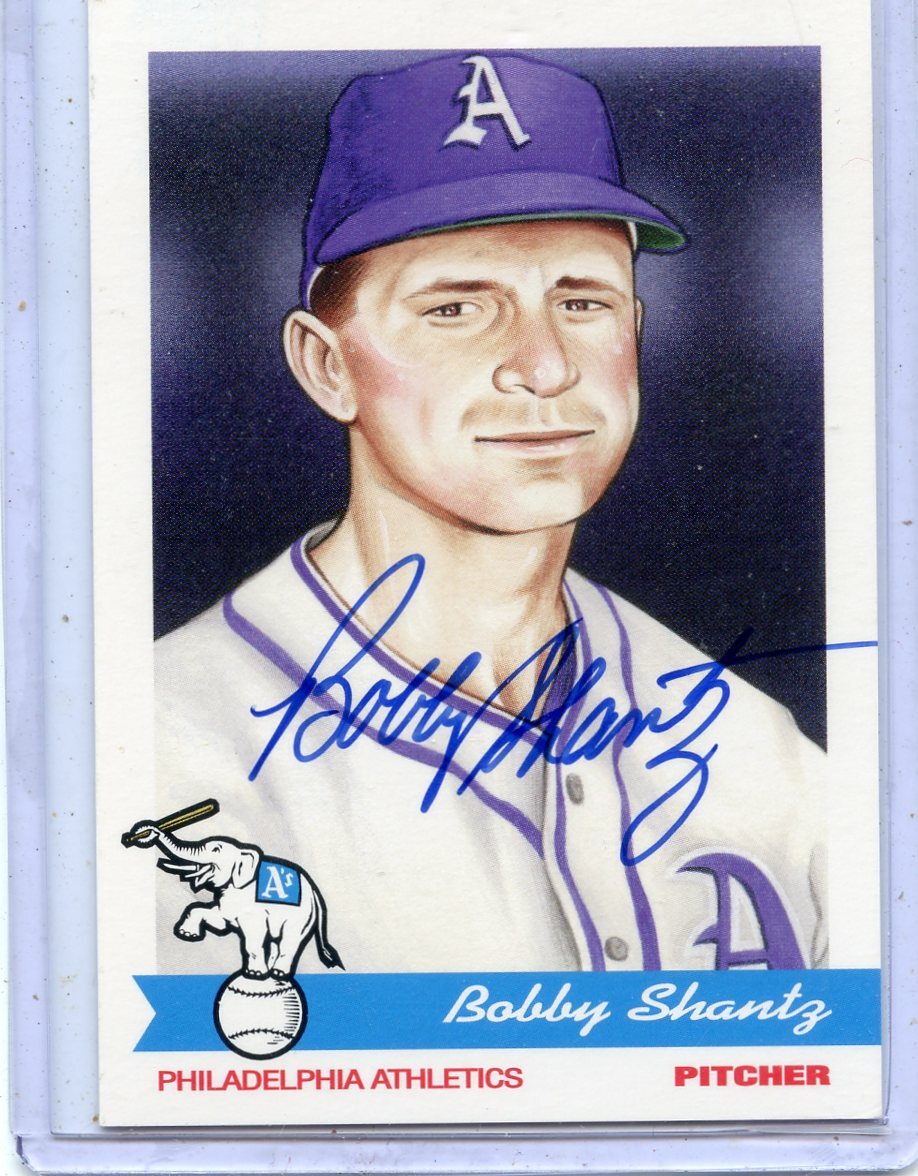 1998 PAHS #3 BOBBY SHANTZ AUTOGRAPH, PHILADELPHIA ATHLETICS 012420 | eBay