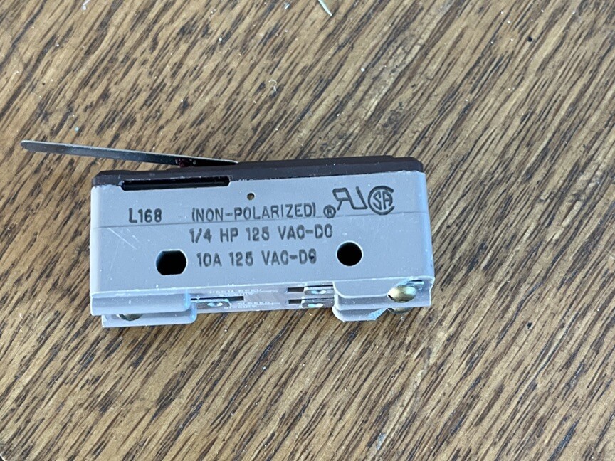 Micro Switch Limit Switch MT-4RL L168 1/4 HP 125 VAC 10A New Out Of Box ...