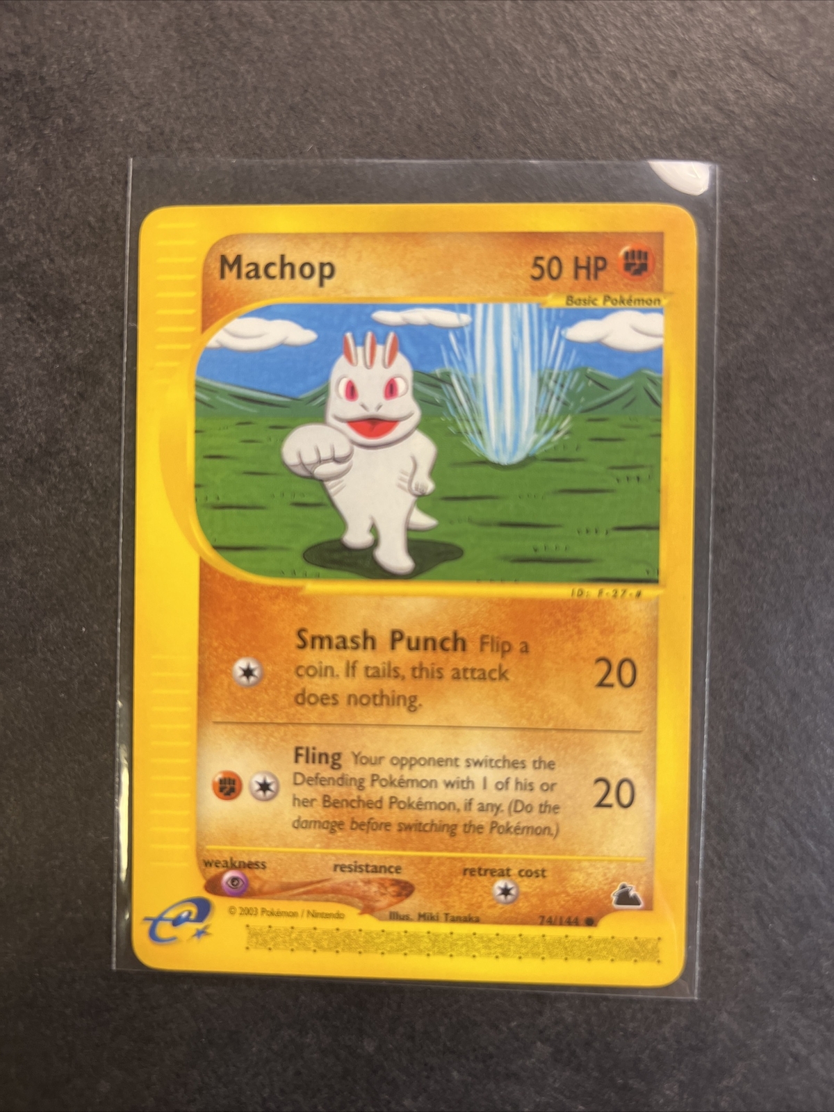 Pokemon Card Machop Skyridge 74/144 NM/M E-Series Non Holo WOTC | eBay