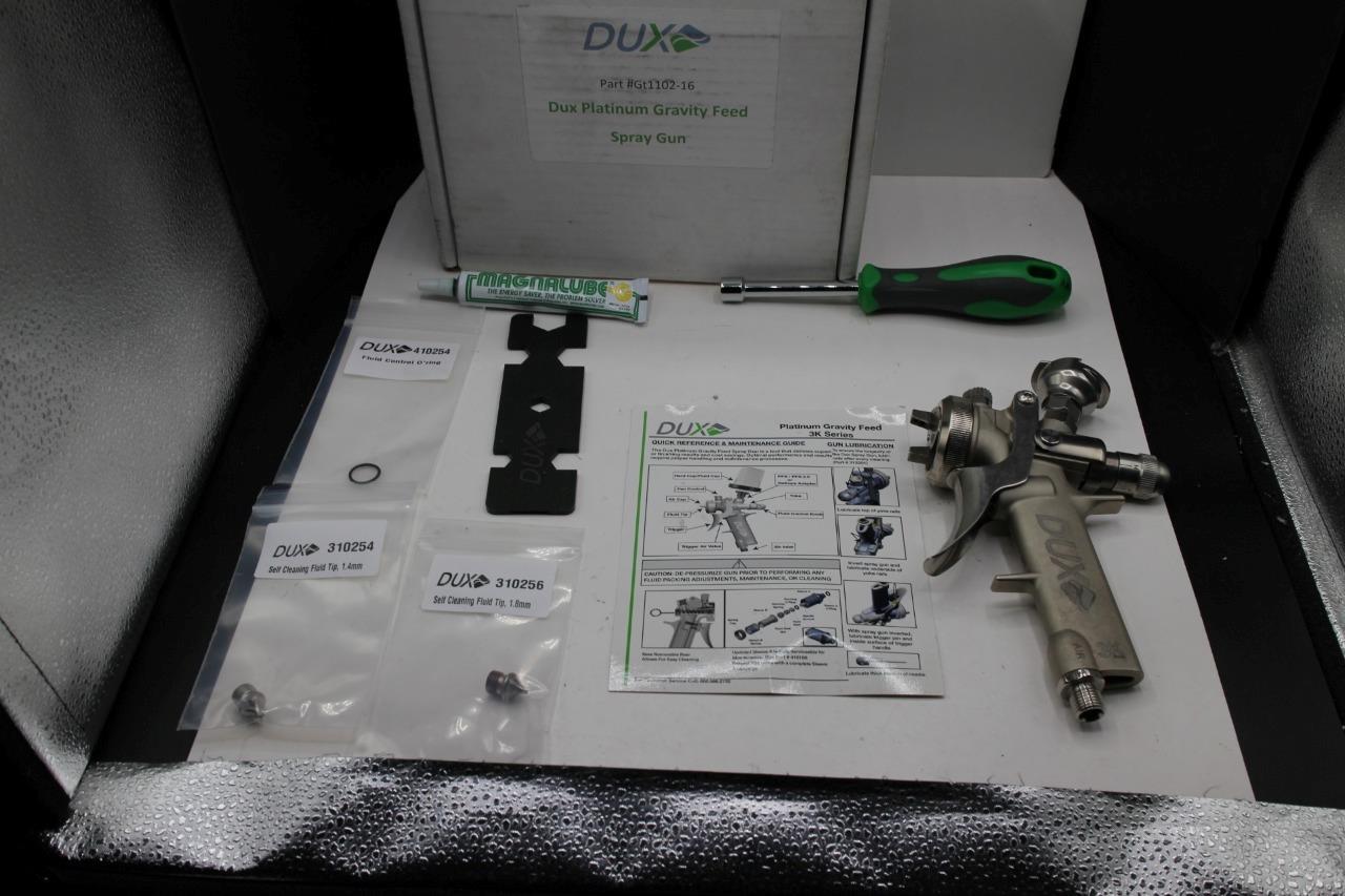 DUX platinum gravity feed spray gun Part# Gt1102-16 | eBay