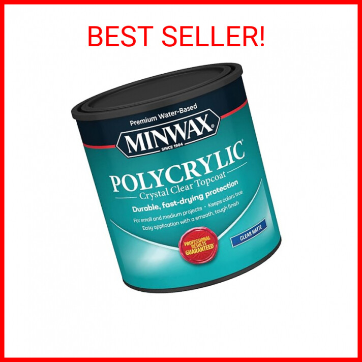 Minwax 622224444 Polycrylic Protective Finish 1 Quart Matte for sale ...
