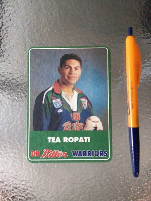 1995 DB Bitter New Zealand Warriors Rugby League Beer Drink Coaster Tea ...