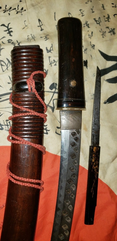 WWII Japanese sword - ULTRA RARE Sakabatō 逆刃刀 reverse edge blade MUSEUM ...