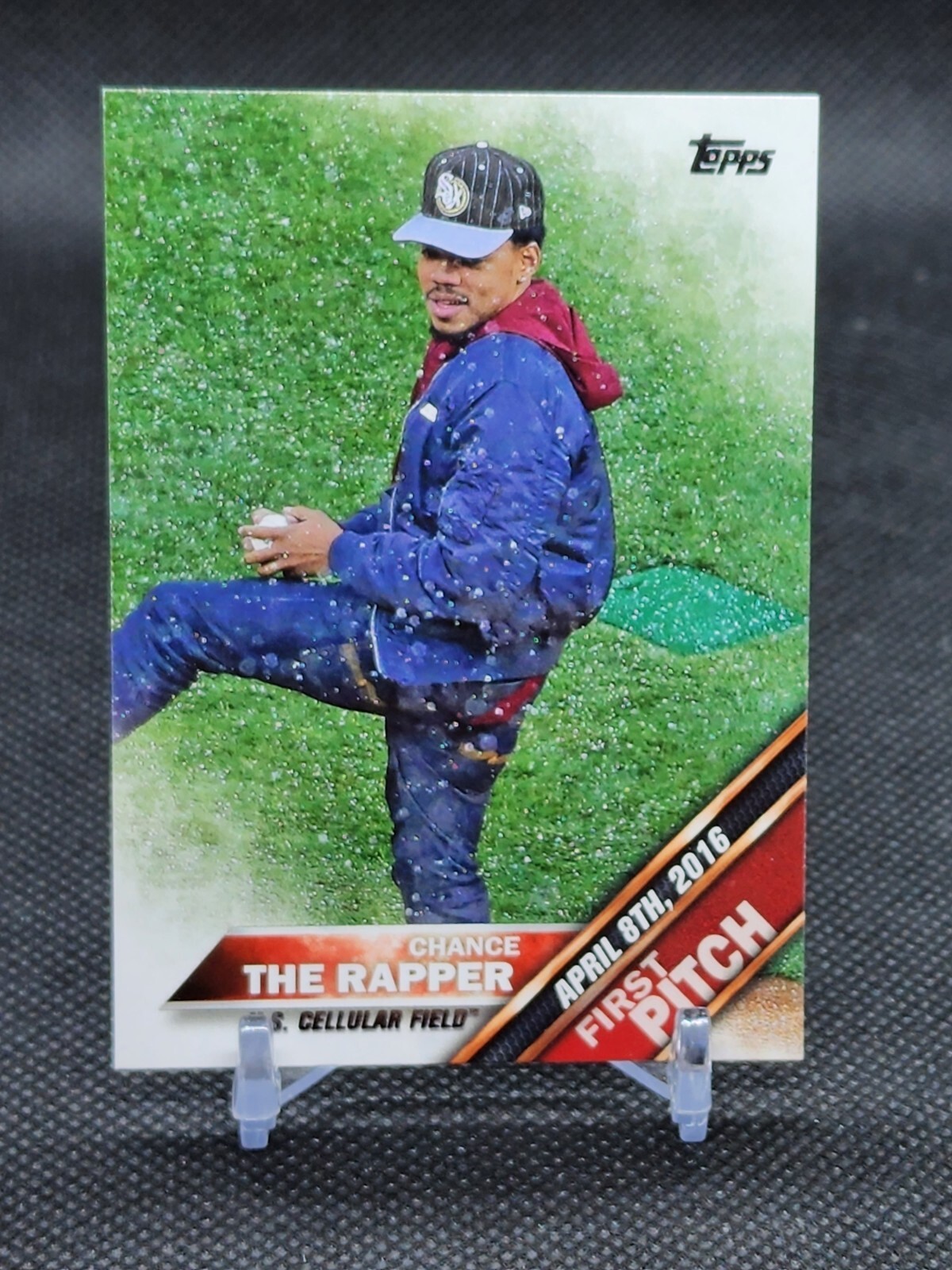 CHANCE THE RAPPER ⚾️ 2016 Topps Update First Pitch #FP-7 | Chicago ...