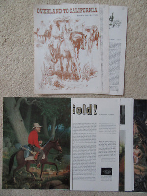 GOLD RUSH, 1849 California, Boom Town, Sutter Sawmill, Overland Trail ...