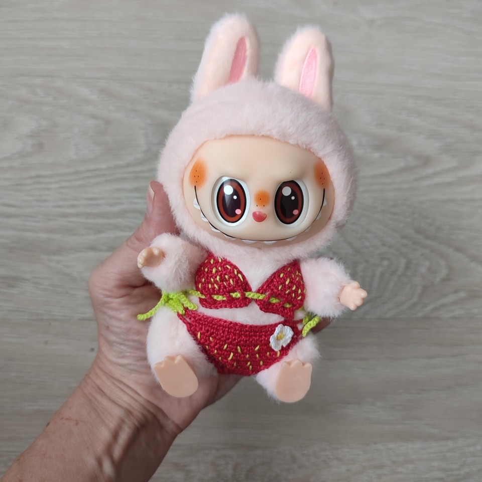 Clothes handmade for LABUBU 17 cm (Just clothes). Labubu strawberry ...
