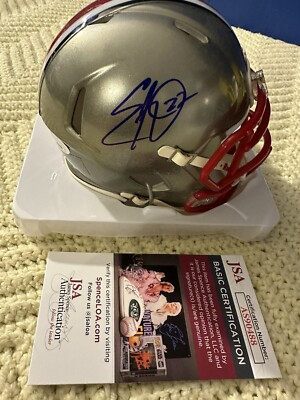 Ted Ginn Jr Signed Mini Helmet OSU Buckeyes JSA Authentication COA | eBay