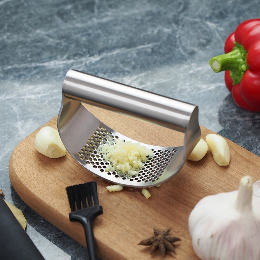 Mincer Garlic Press Masher Squeezer Kitchen Rocking Multi-function ...
