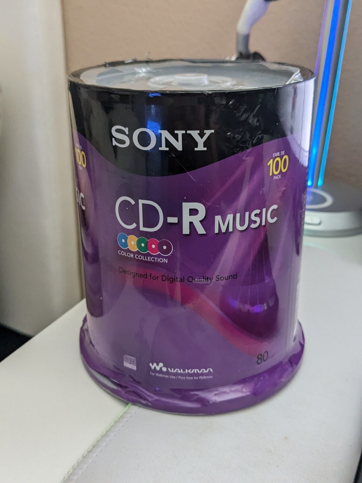 Sony 100CRM80RSX 80 min CD-R Music Discs - 100 Count for sale online | eBay