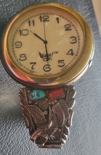 Vintage Native American Wrist Watch Turquiose and Coral Stones | eBay