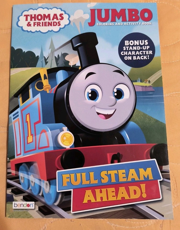 Thomas the Train Jumbo Coloring & Activity Book with Tear & Share Pages ...