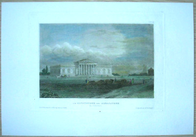 1836 Meyer print GLYPTOTHEK & PINAKOTHEK, MÜNCHEN MUNICH, GERMANY, #26 ...