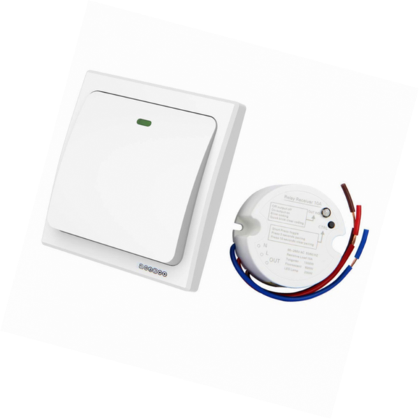 Acegoo Wireless Lights Switch Kit Control Self-powered Battery ...