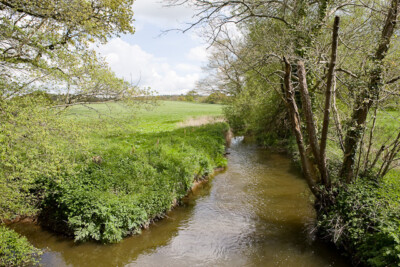 Photo 6x4 Wallington River approaching Boarhunt Road Seen from ...